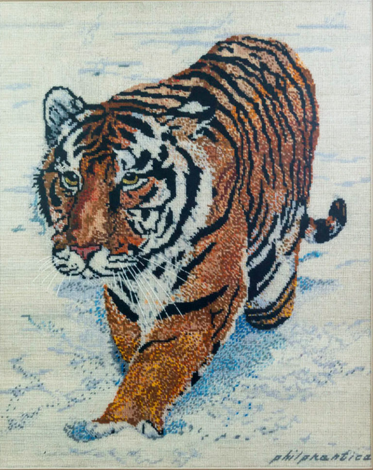 Siberian Snow Tiger - Phil Prentice Art